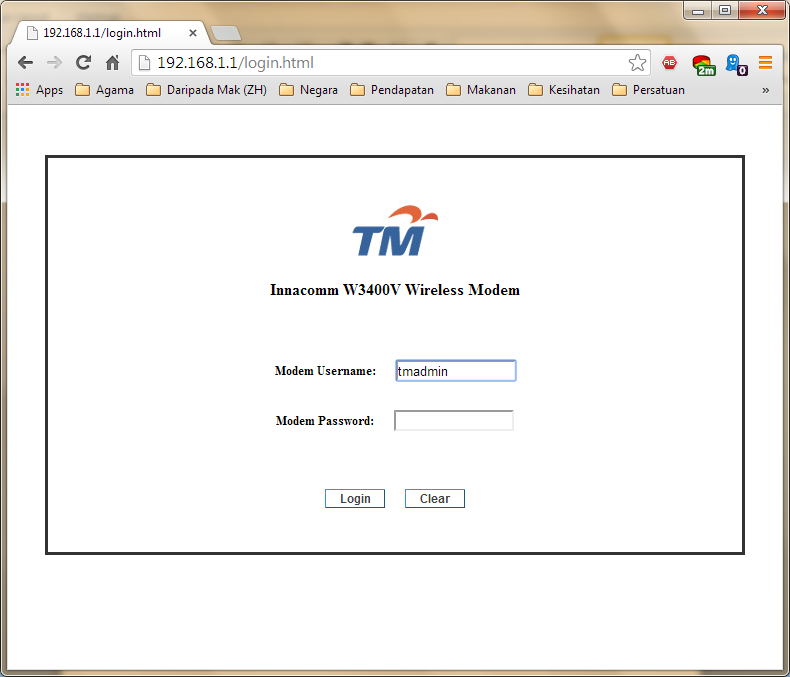 Cara tukar kata laluan 'router' Streamyx yang TM bagi | MUYMG