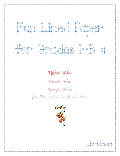 3-6 Free Resources: Writing Paper