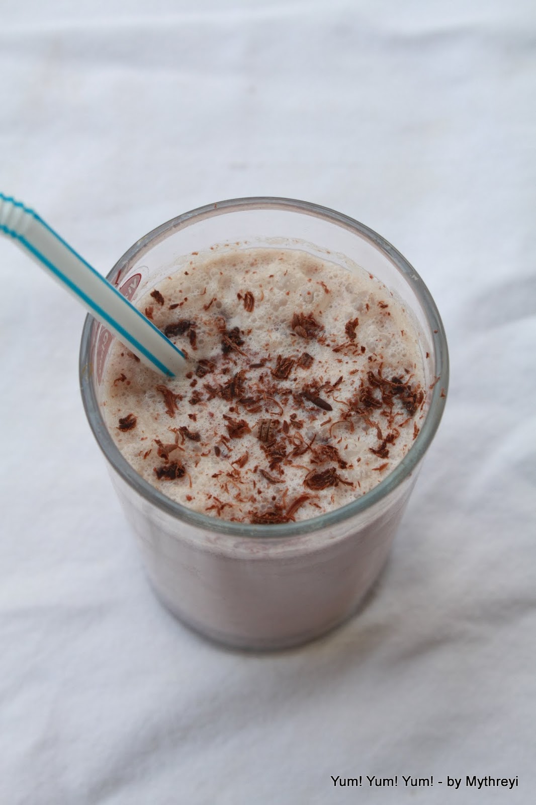 Yum! Yum! Yum!: Chocolate Milk Shake - with left over Cake