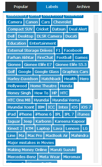 How to add Scroll Bar in Labels/Tags Widget in Blogger | Blogging Expert