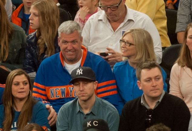the other paper: Rex Ryan takes in Knicks-Clippers game with wife