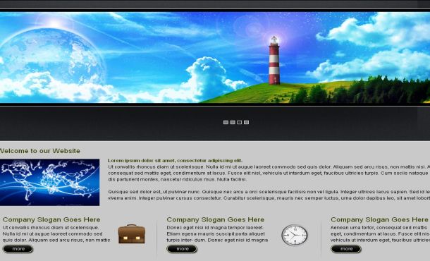 Free Business Portfolio Jquery CSS Template