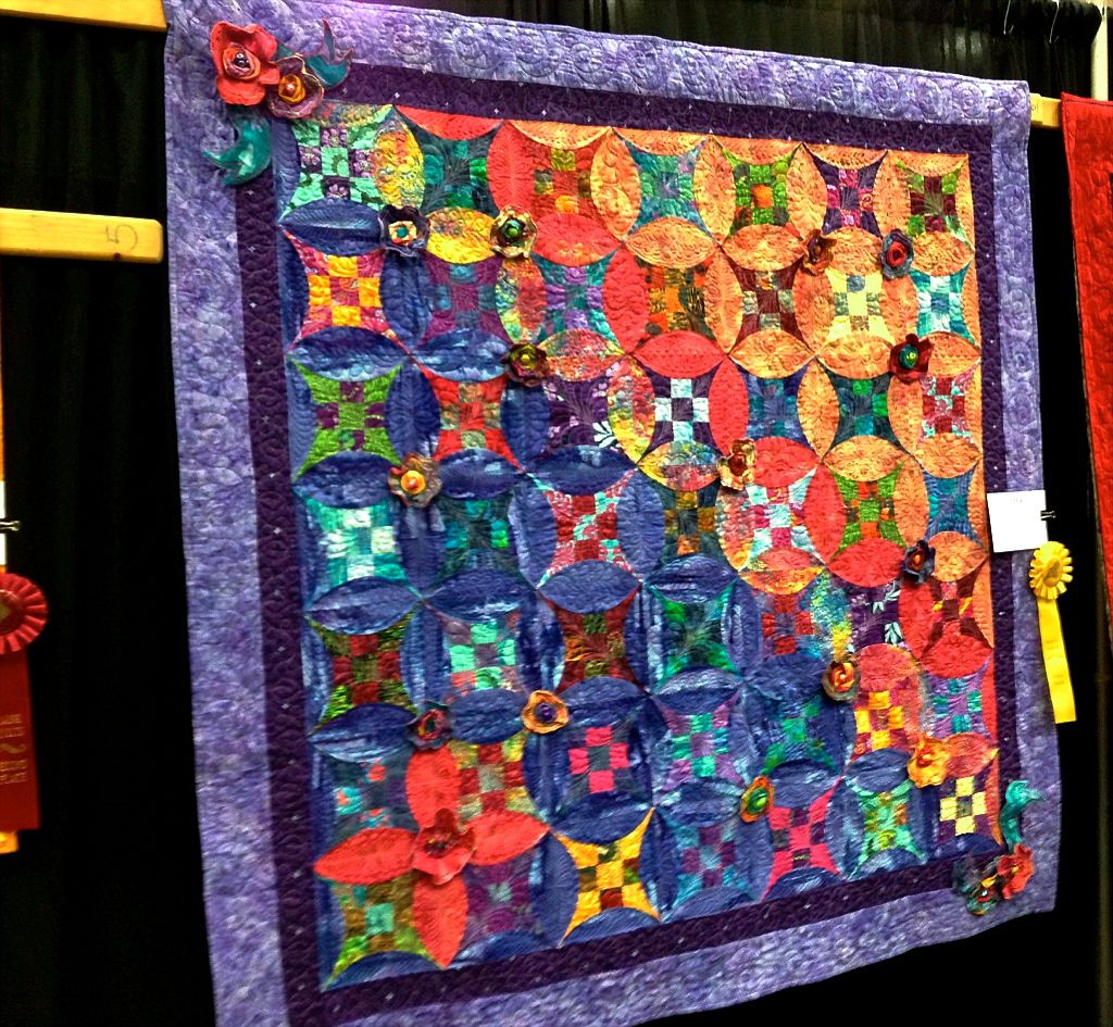 Jackie's Art Quilts: My 3D Flower Tutorial