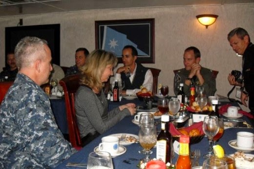 Julie Ann Brady : Blog On: Distinguished Visitor USS Dwight D Eisenhower