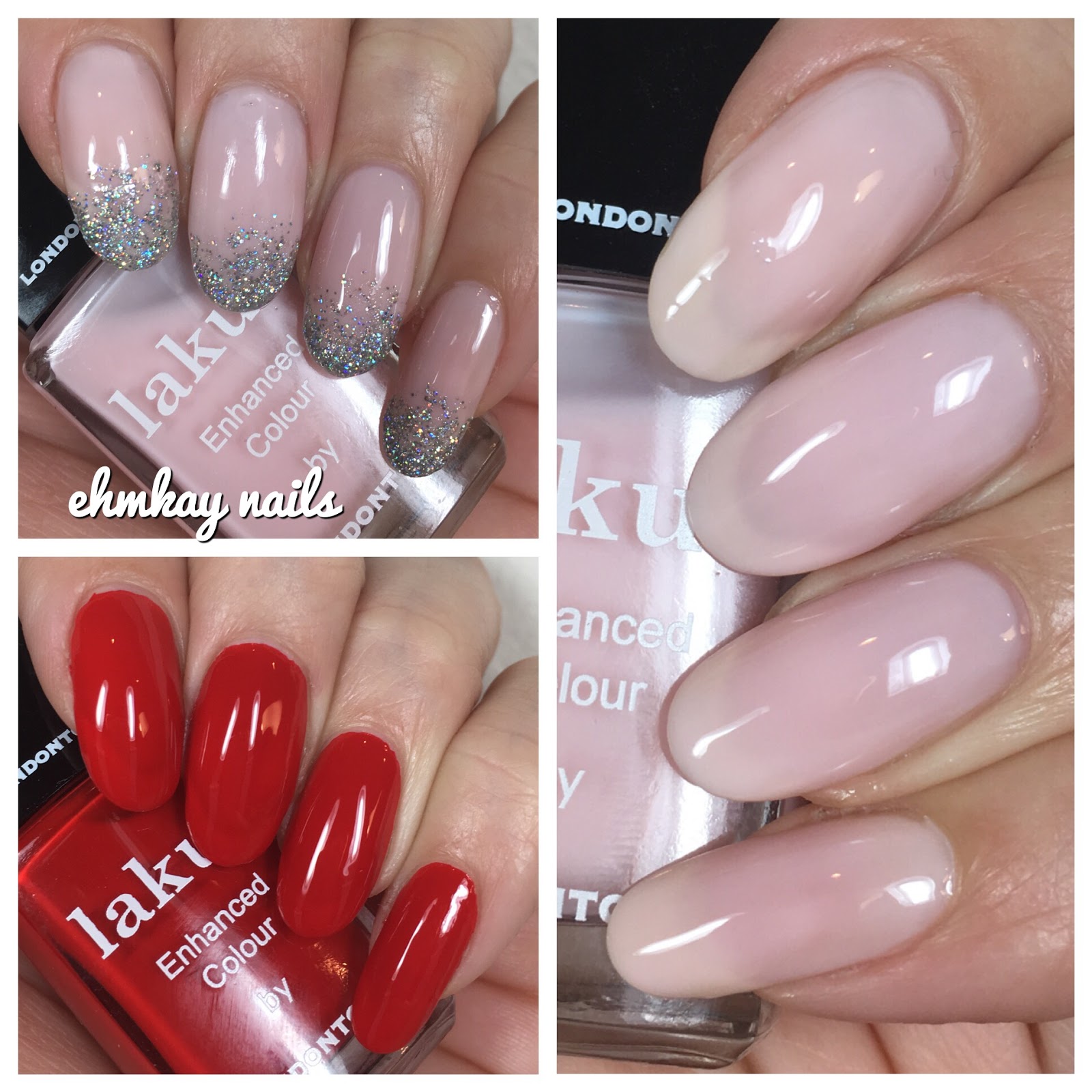 ehmkay nails: Londontown Londoner Love, Invisible Crown, and Smudge Fix