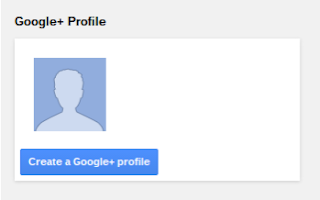Select a Profile for your Blogger Account: Google+ or Blogger