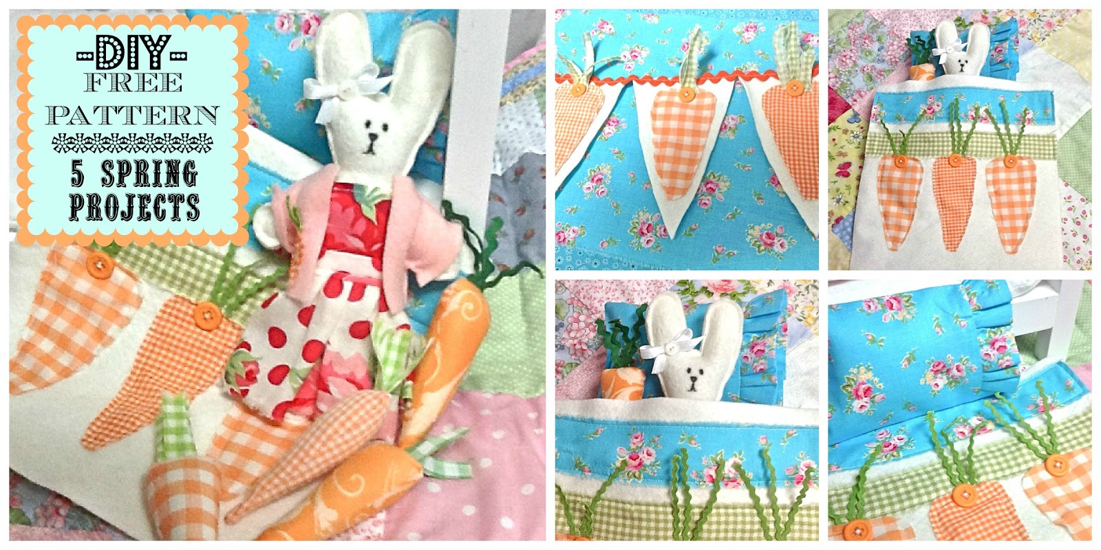 DreamCreateLove: 5 SPRING PROJECTS-1 FREE PATTERN