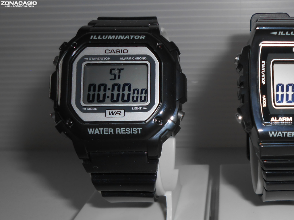 Zona Casio: Comparativa: Casio W-215 vs F-108