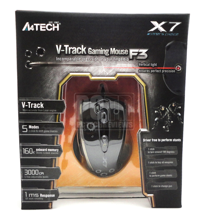 Ca1saR [GaZa] Clan [ CgC ]: A4 Tech F3-X7 V-Track Gaming Mouse Review