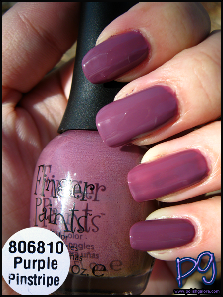 FingerPaints Purple Pinstripe - Polish Galore
