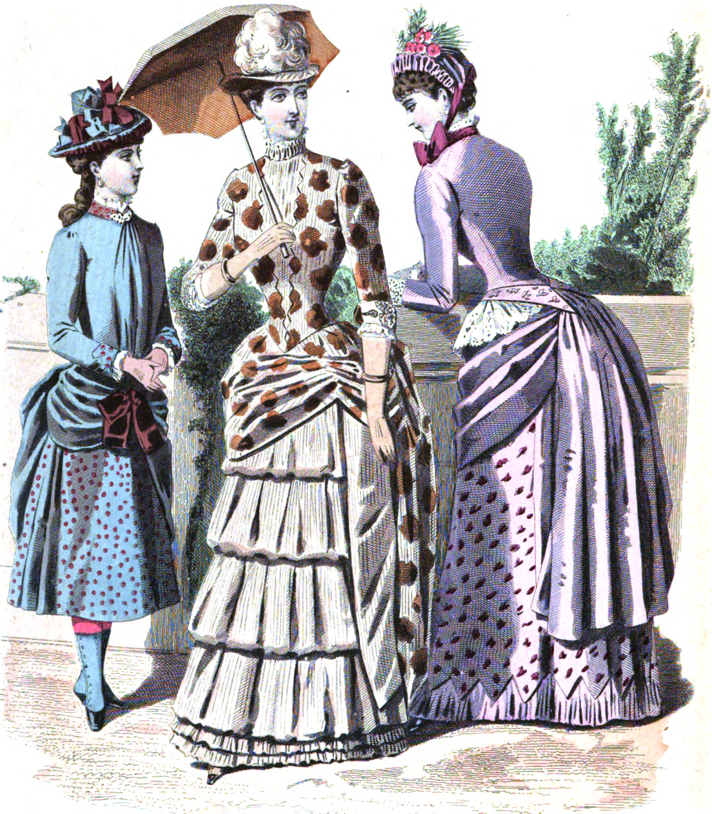 19th Century Historical Tidbits: 1884 French Fashions
