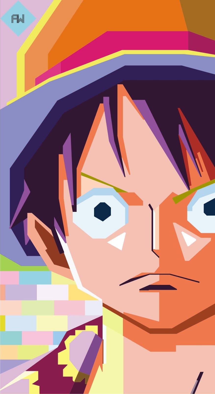 ONE PIECE | LUFFY WPAP ART