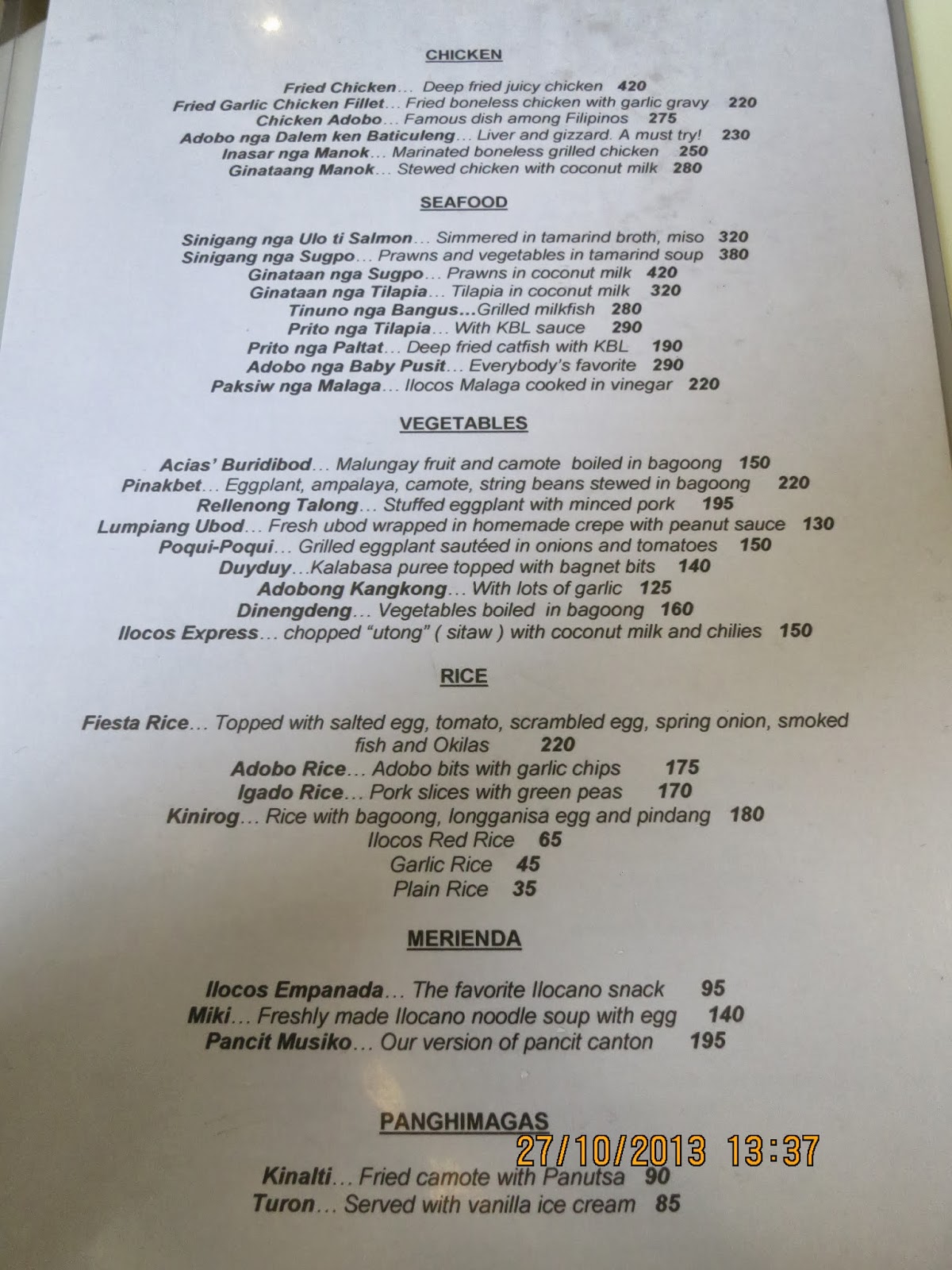 trips, treats, etc: Restaurant Review: Victorino's