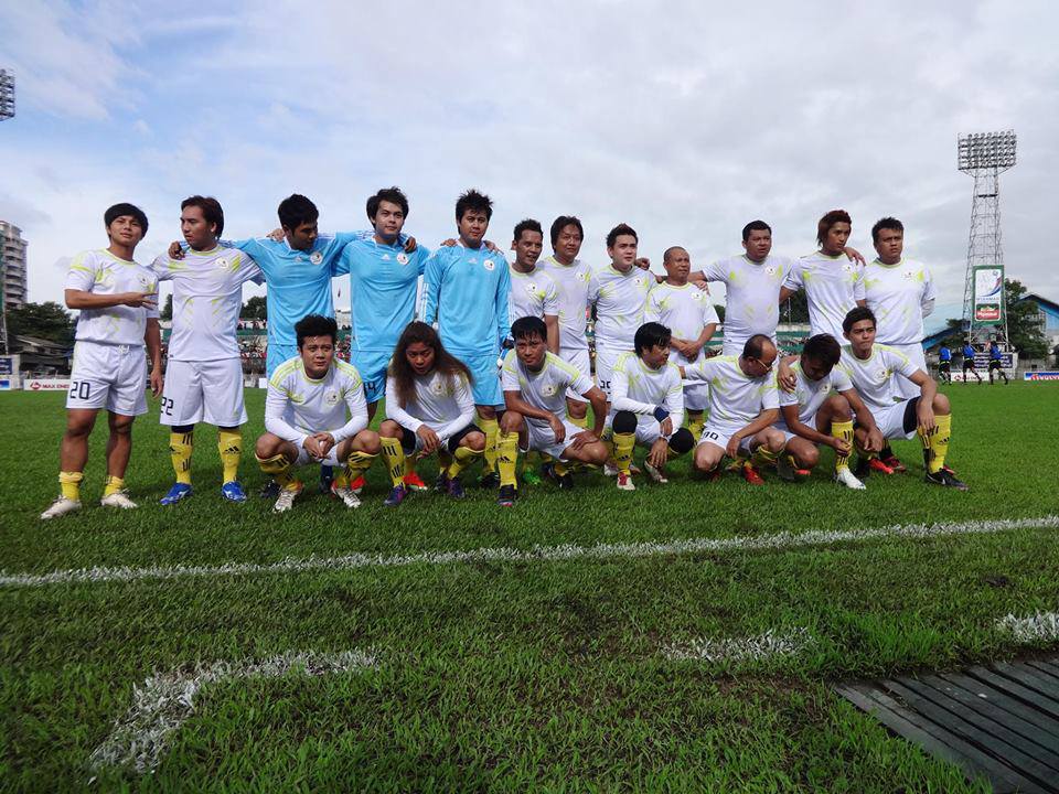 Myanmar Celebrities: Myanmar Actors VS Singers Football Match 14, June ...