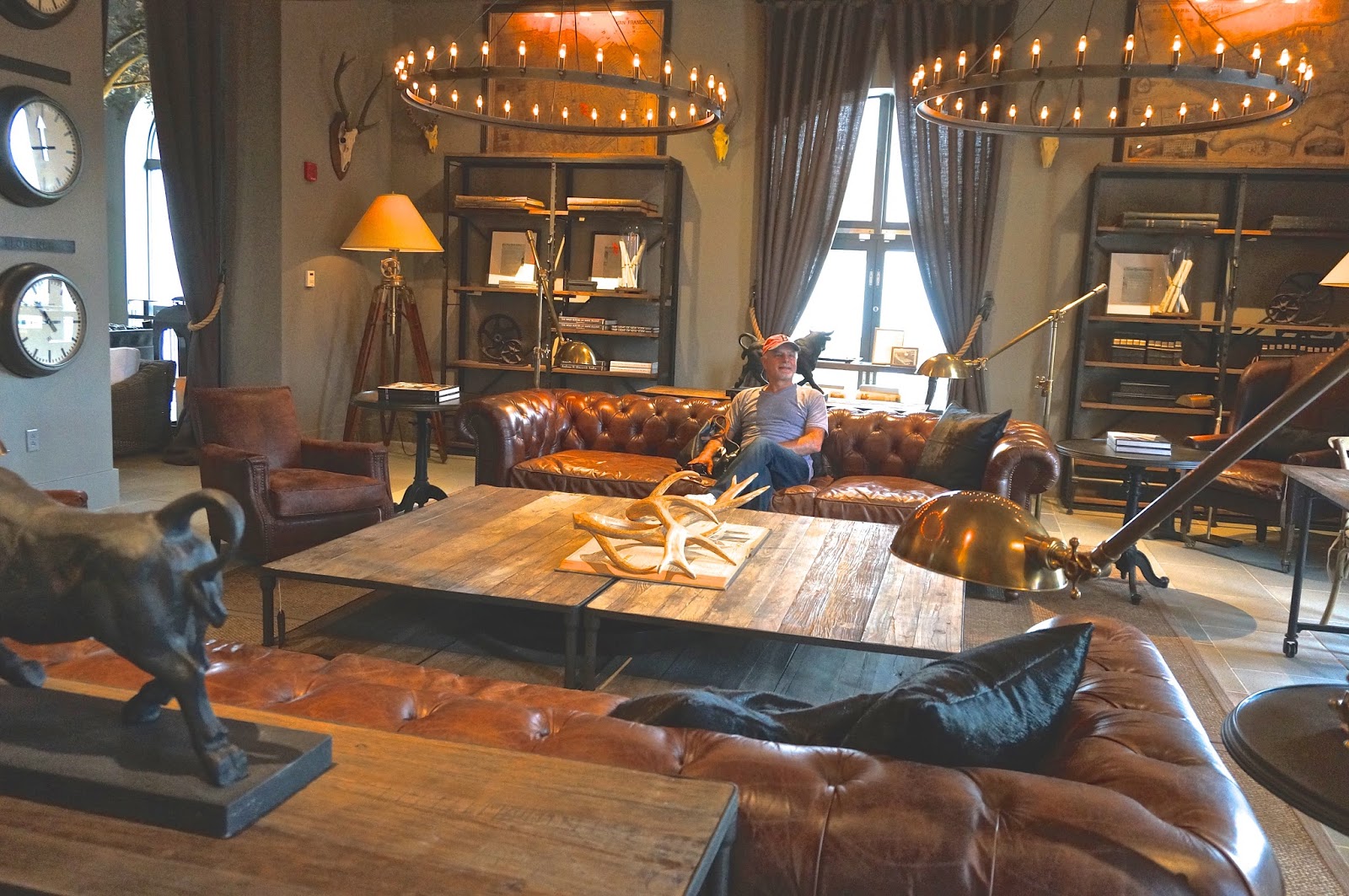 vignette design: A Visit To Boston Restoration Hardware