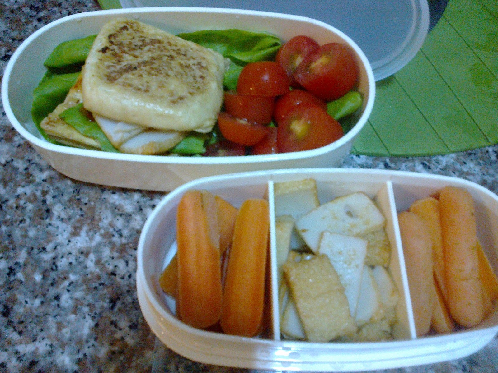 Tauhu Bakar with Fish Cake and Vege - Koleksi Resepi Atkins Lynn Mohd