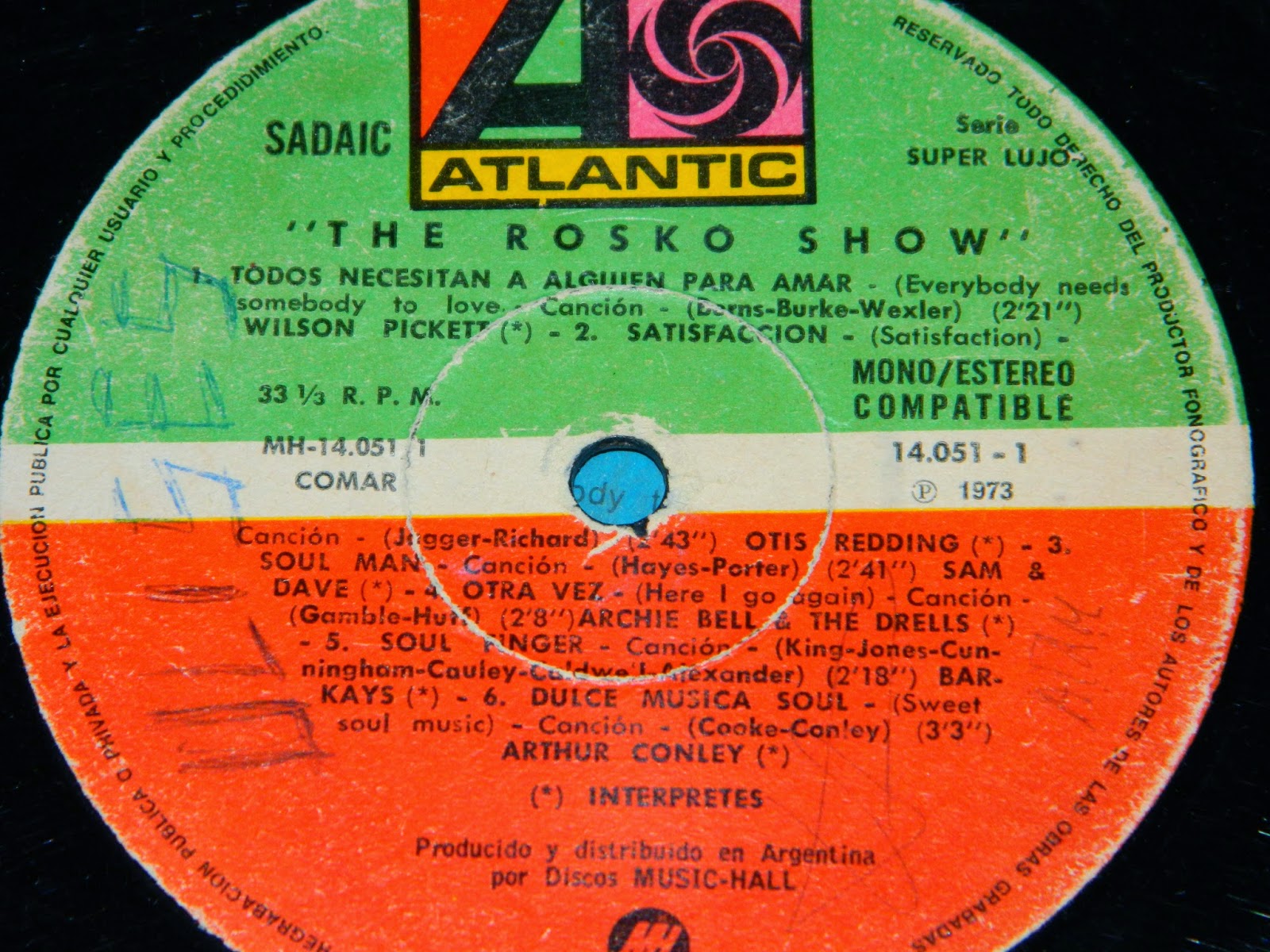 Solo Vinilos.: Varios - The Rosko Show - 1973