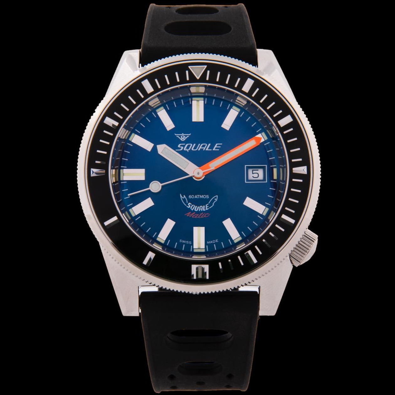 OceanicTime: SQUALE Squale Matic 60 Atmos DARK BLUE