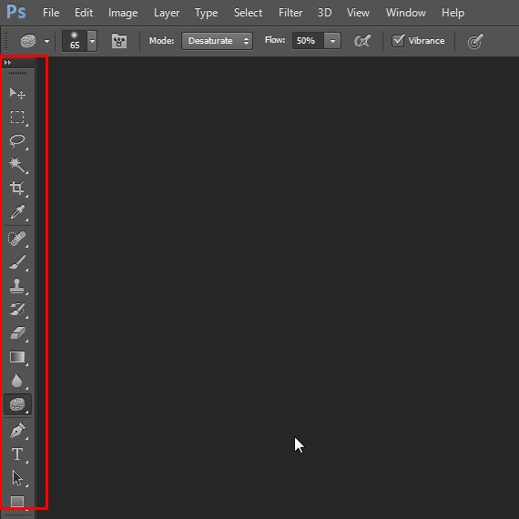 Cara Menampilkan Tools Bar Photoshop yang hilang - Biologizone