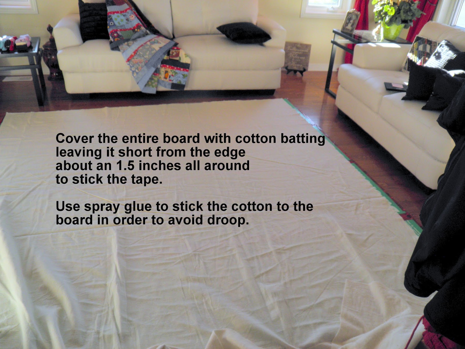 eBeeQuilting: How to Make a Quilter's Design Wall or Board in 30 Minute ...