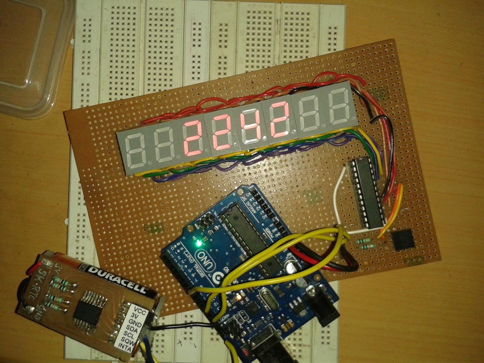 Stuff I Made: Digital Clock Prototype