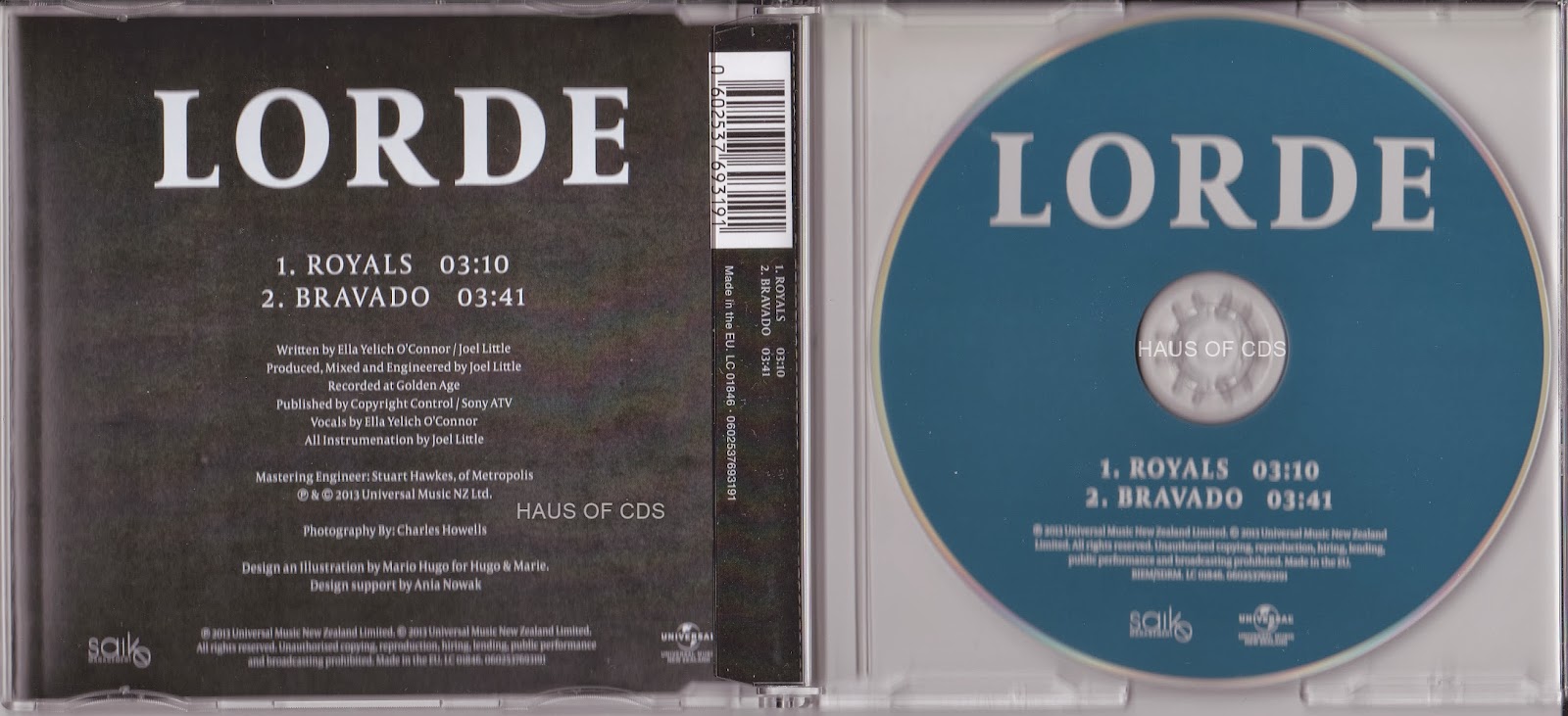 hausofcds: Lorde - Royals (Single)