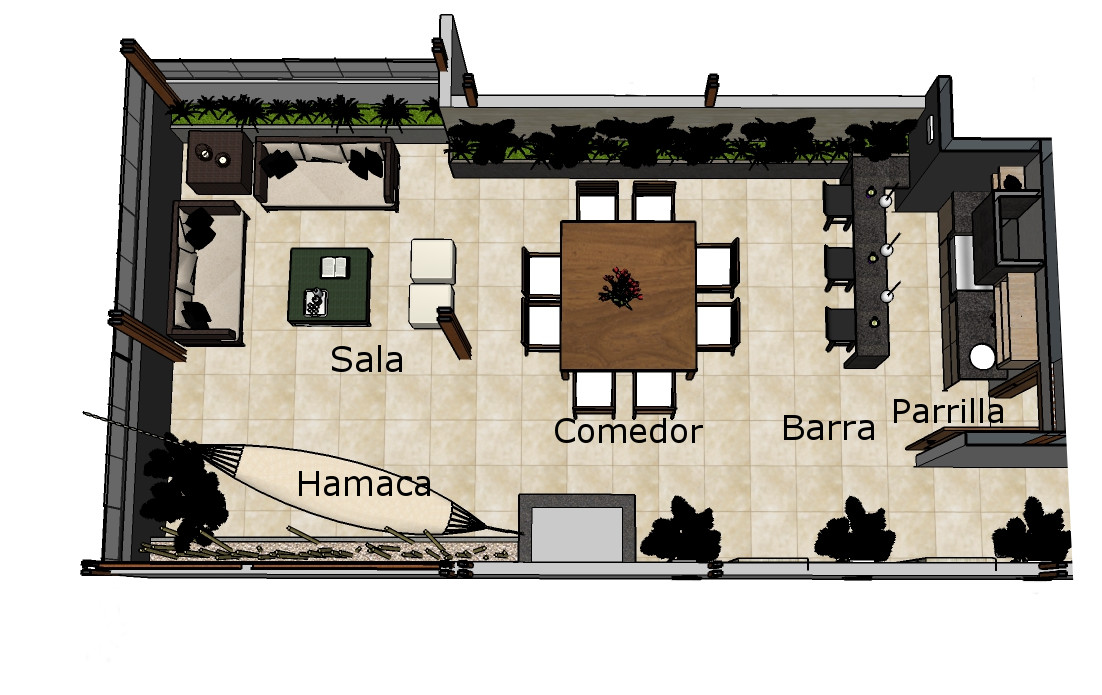 Transformación de una azotea en terraza.