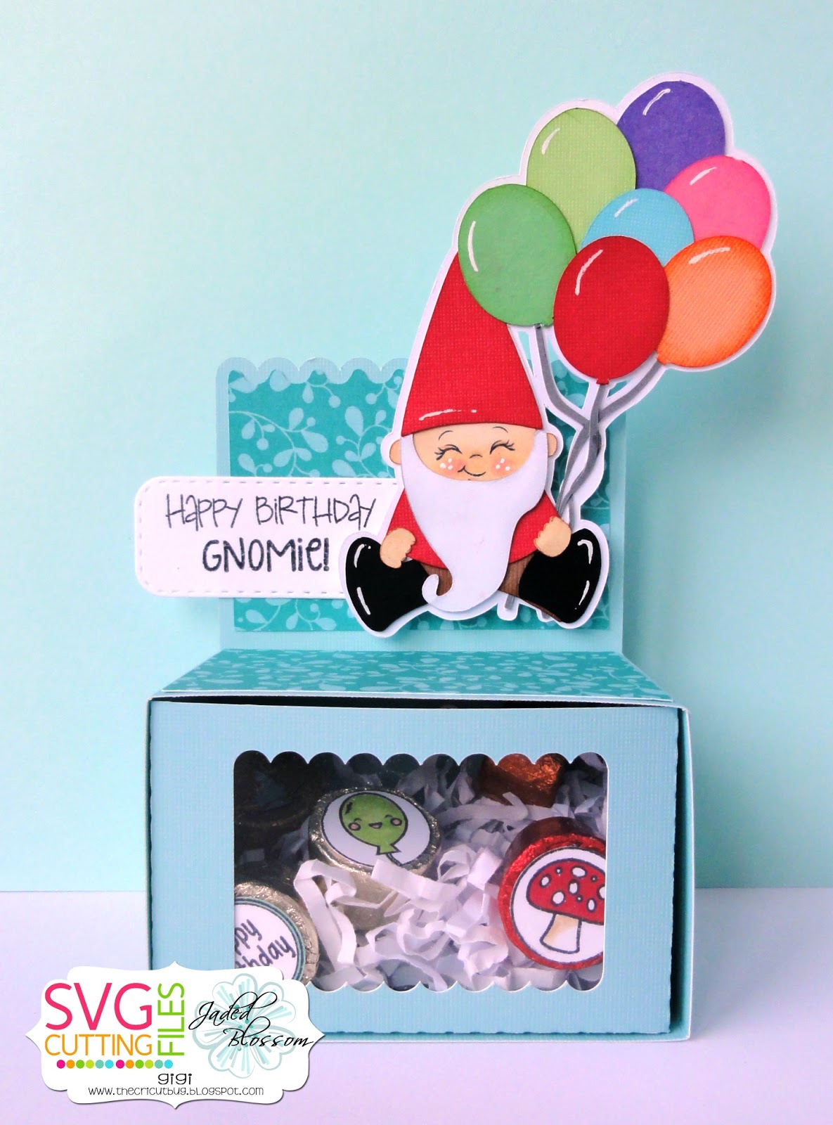 The Cricut Bug: Gnomie Birthday Drawer Box