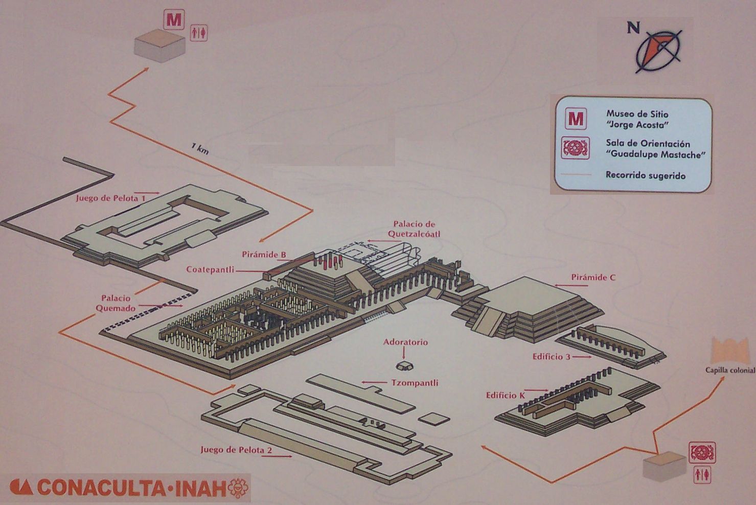 Historia IV Tolteca: Ubicación Espacial
