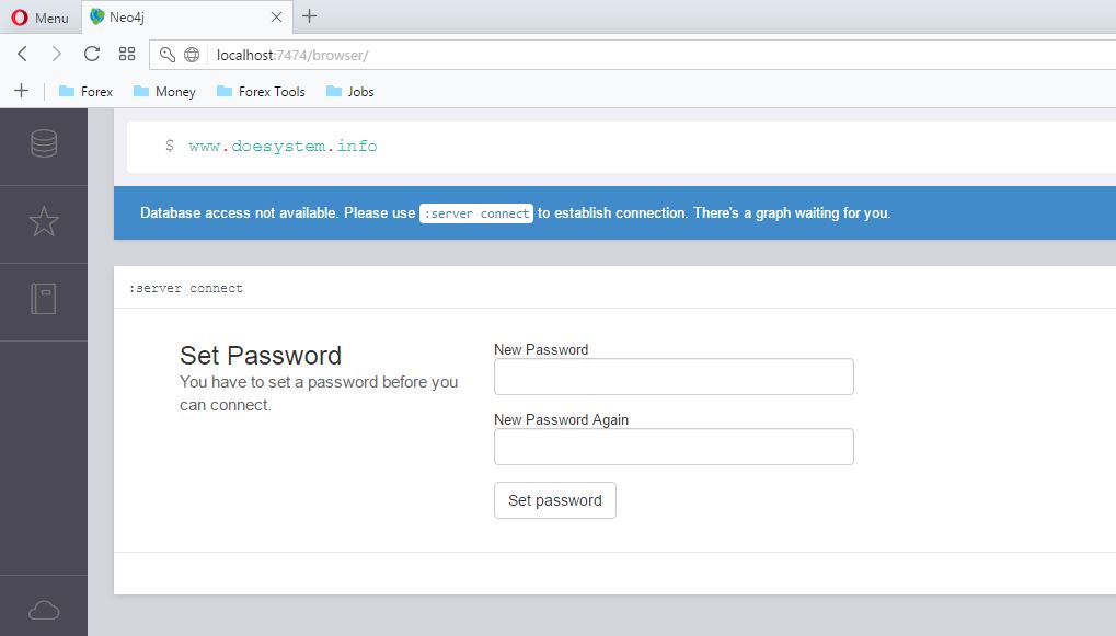 Doesystem: การติดตั้ง neo4j ใน windows แบบบ้าน ๆ