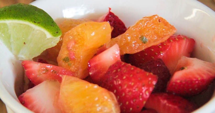 The Baker Upstairs: honey and lime fruit salad