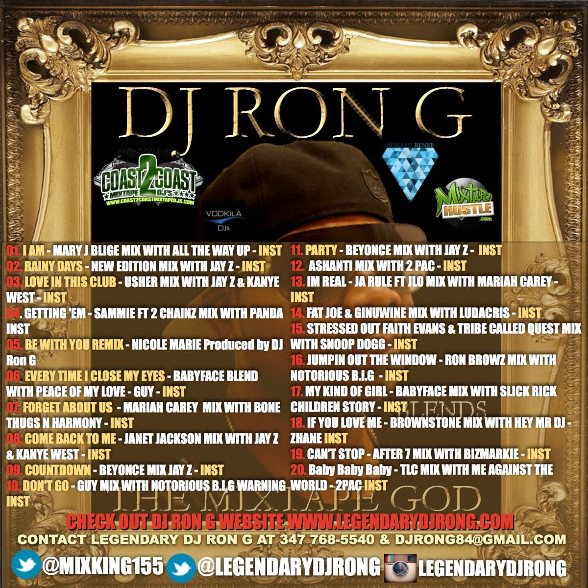 DJ Ron G - "All Blends" Mixtape | @MIXKING155