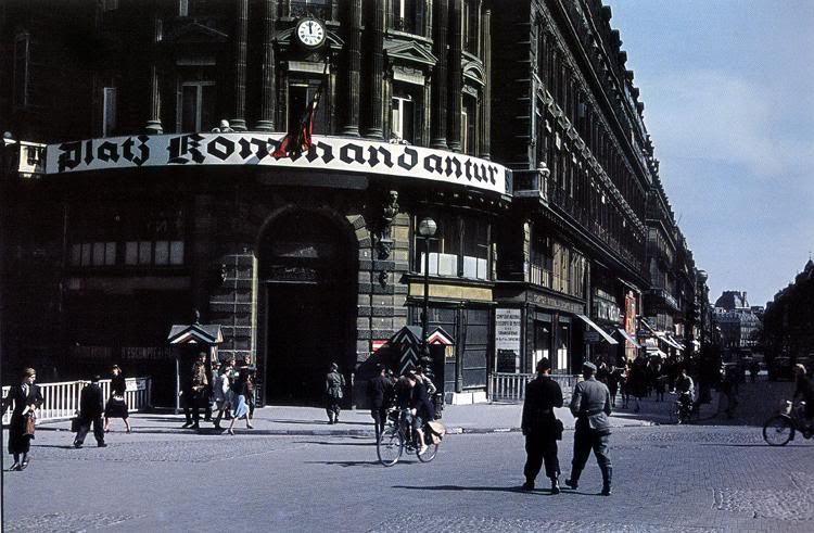 France During the German Occupation: 54 Amazing Color Photographs That ...