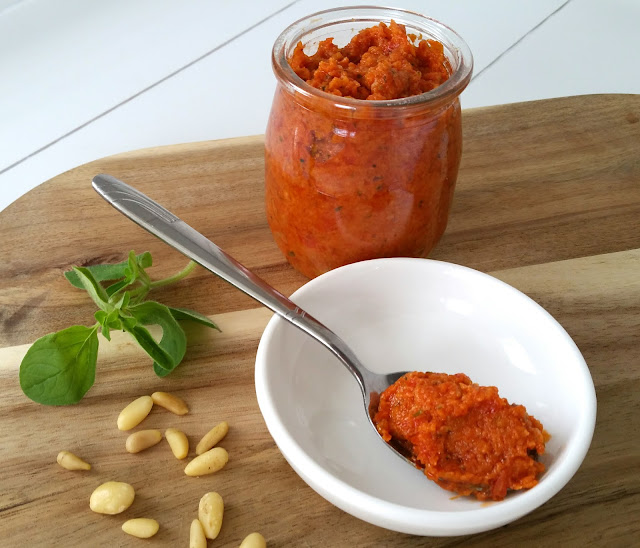 Rode pesto zelf maken!