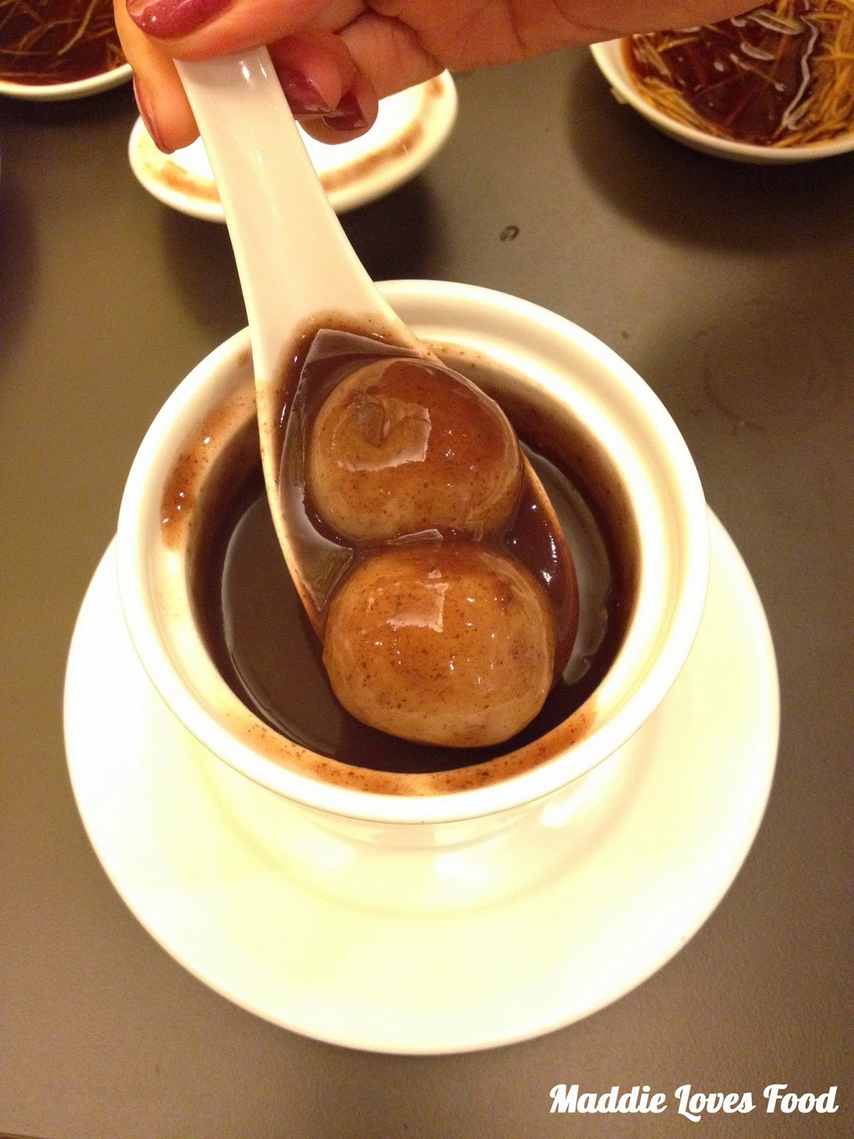 Black Sesame Tong Yuan - Maddie Loves Food