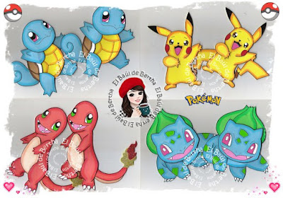 EL BAÚL DE BERTHA - MANUALIDADES: Pokemón en Foamy .. Pikachu, Square ...