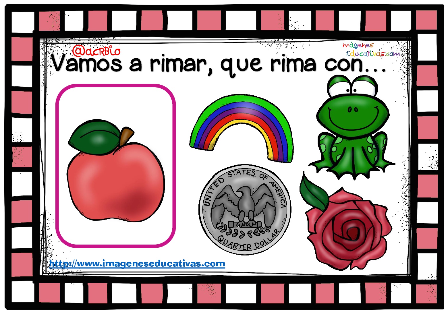 RECURSOS Y ACTIVIDADES PARA EDUCACIÓN INFANTIL: PALABRAS QUE RIMAN