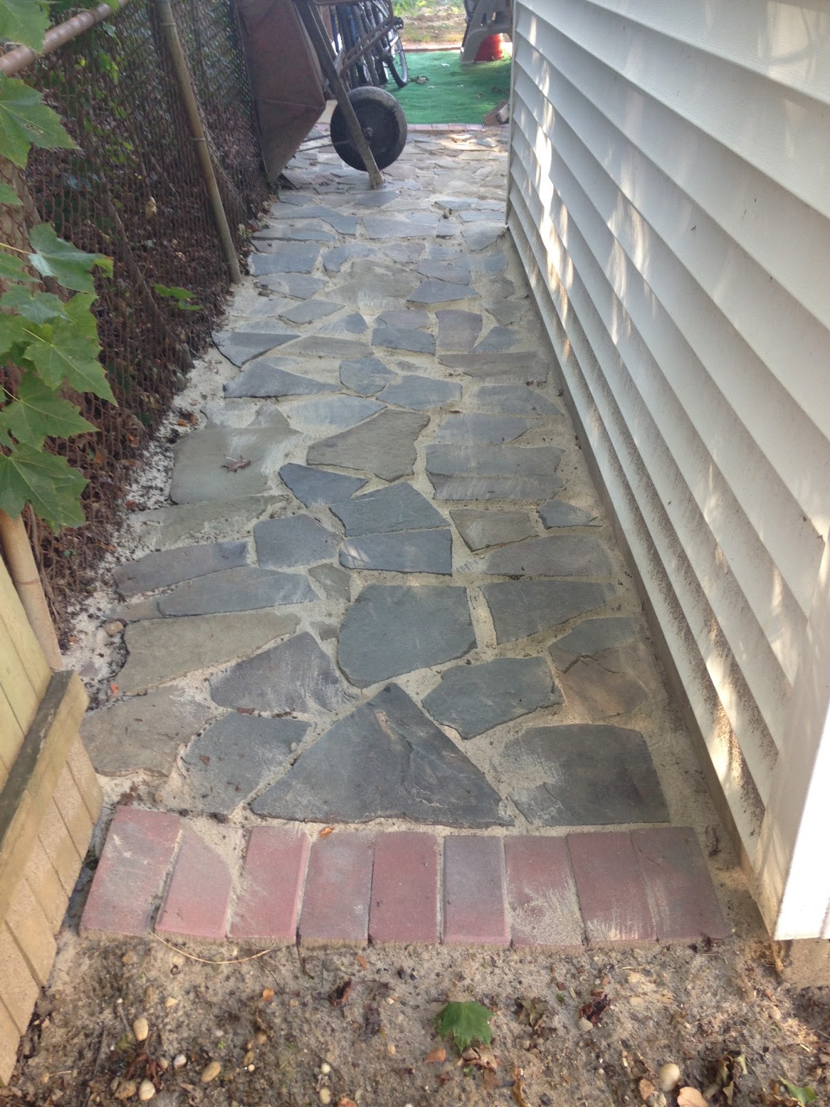 Abella Design: My new slate walkway!!