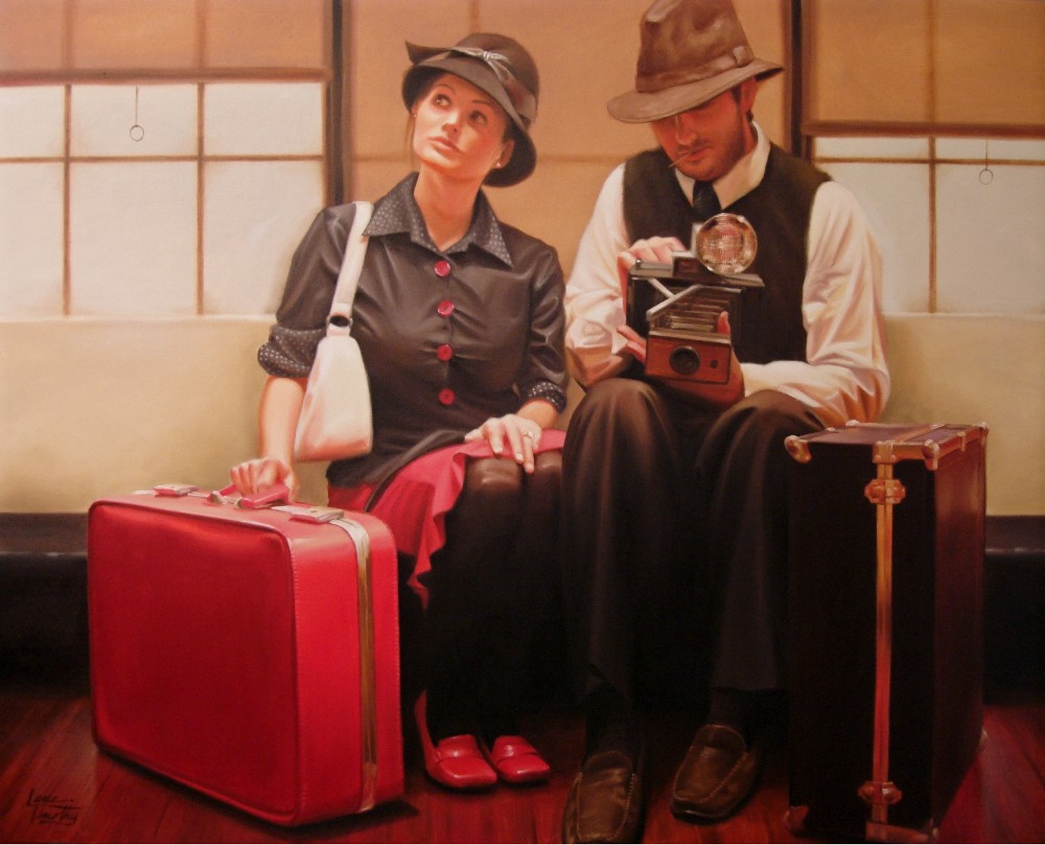 Lane Timothy, 1974 | Vintage Figurative painter | Tutt'Art@ | Pittura ...