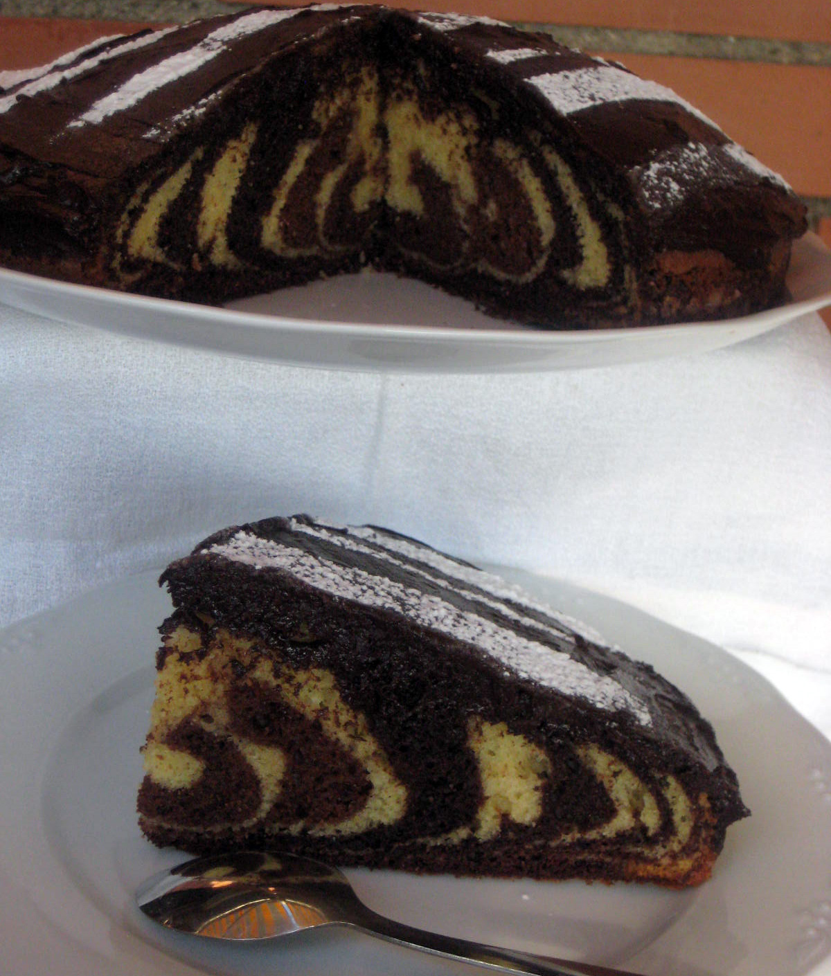 Menjar i Gaudir: PASTÍS ZEBRA (PASTEL CEBRA) WHOLE KITCHEN