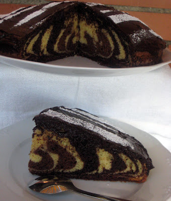 Menjar i Gaudir: PASTÍS ZEBRA (PASTEL CEBRA) WHOLE KITCHEN