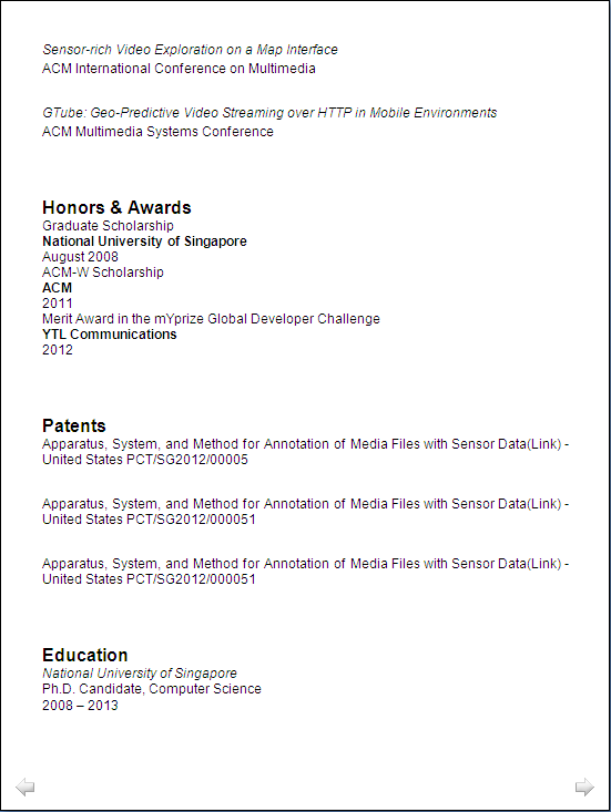 6 Years Experience Resume Sample