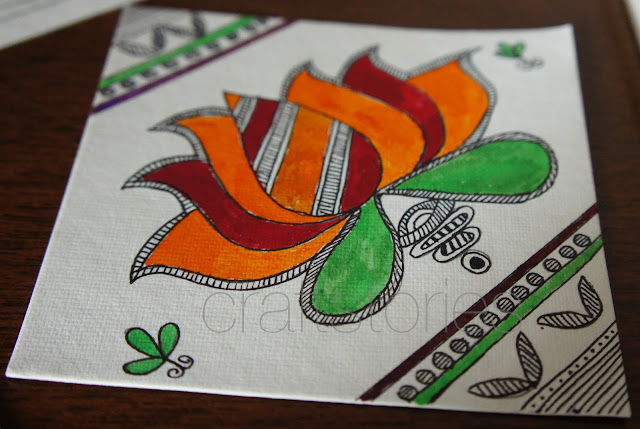 Craft Stories: Madhubani Cards
