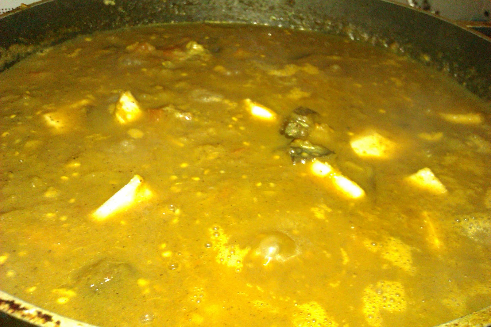 Nanda Sahadeo's: Gopie's Eddoes and Baigan Curry...
