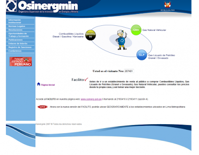 [Enlace] Facilito del OSINERGMIN ~ Perú Consume
