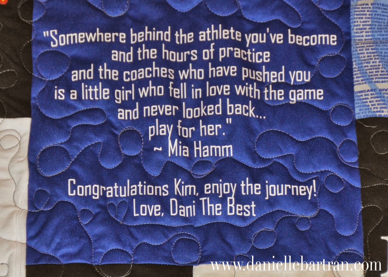 made: T-Shirt Quilt {Graduation Gift}