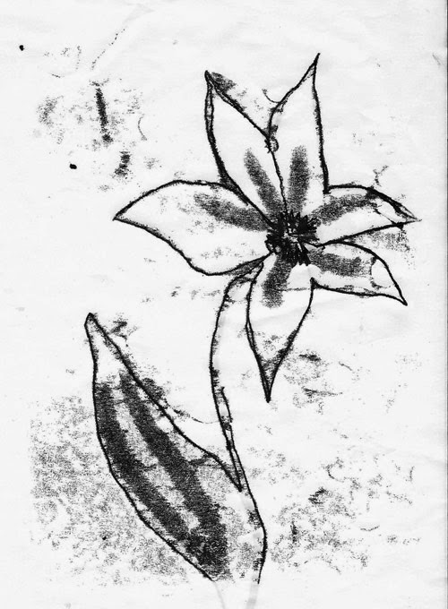 Plastyka: Monotypia - technika jednej odbitki