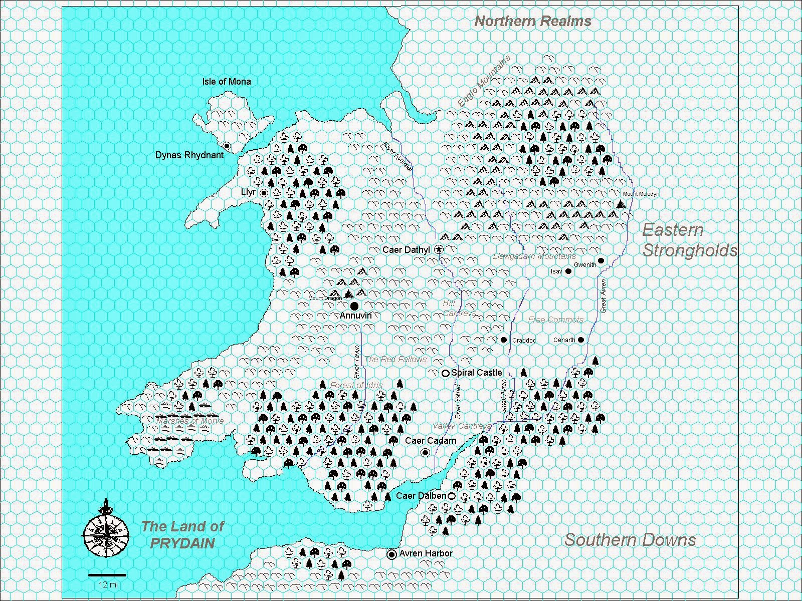 The Geometry of Madness: Prydain Project - map update
