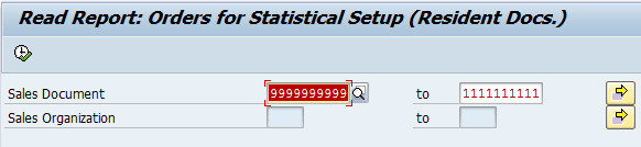 All about SAP: Running LIS Setup for single values in documents