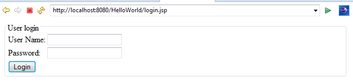 Servlet JSP based login example